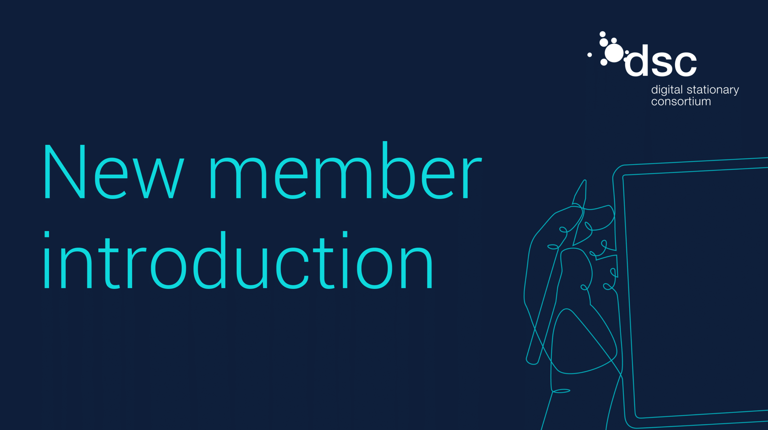 New member PILOT - Digital Stationery Consortium